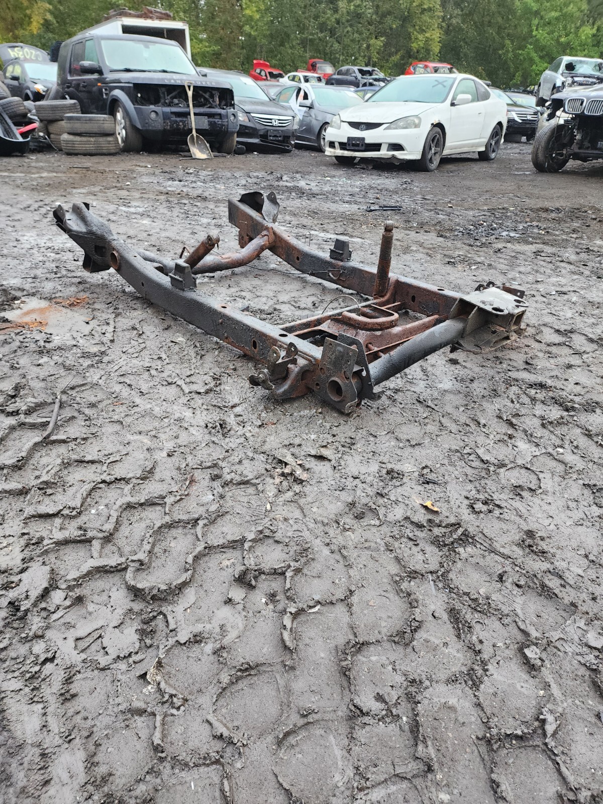 04 DODGE RAM 1500 REAR FRAME SECTION CUT 5.7L 4X4 QUAD CAB 6' 3" BED ...