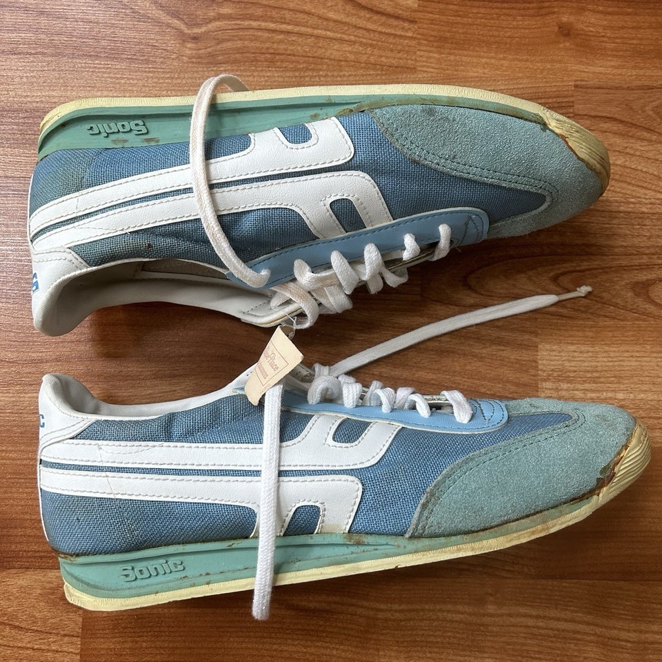 Vintage 70s Sears Sonic Trainers II blue sneakers | eBay