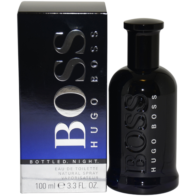 Boss Bottled Night by Hugo Boss 3.3 oz 100 ML EDT Perfume for Men New ...