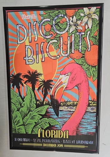 Disco Biscuits 2019 Florida Concert Poster 11 X 17 Framed | eBay