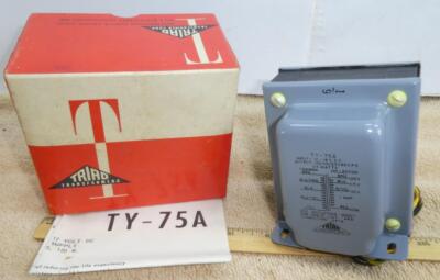 NIB Vintage Triad TY-75A D.C. To A.C. Converter Transformer 115 W In ...