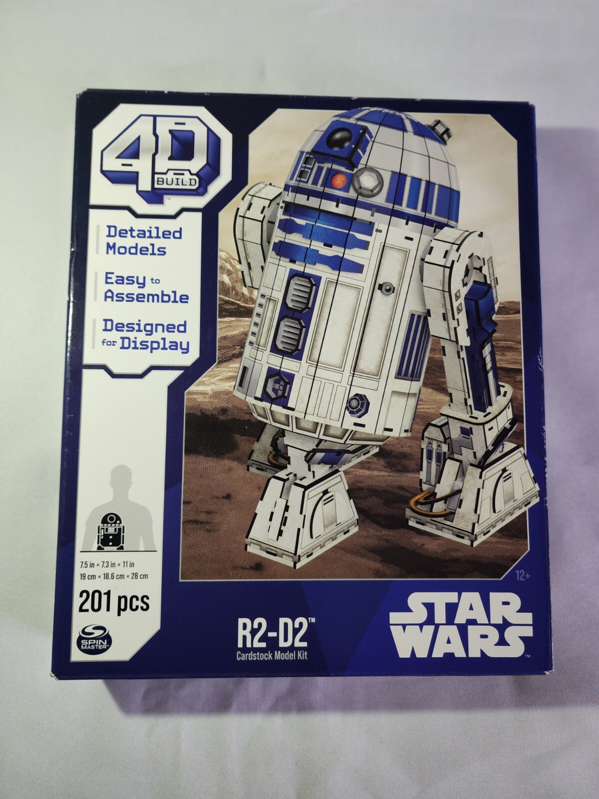 Disney Spin Master R2-D2 4D Build 201 Pcs Cardstock Model Kit New ...