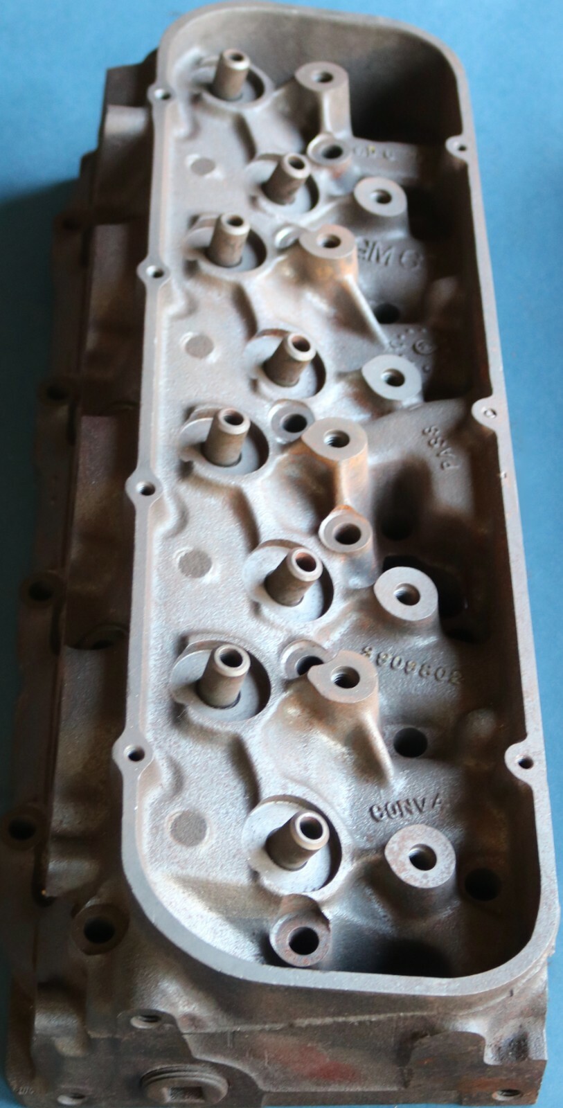 1967 Big Block Chevy 396 427 Oval Port Head 3909802 802 Date D-6-7 ...