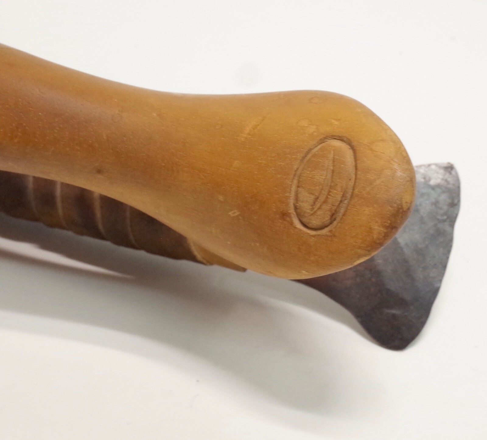 vintage HAIDA Art Northwest Coast Figural Hand ADZE for carving totem ...