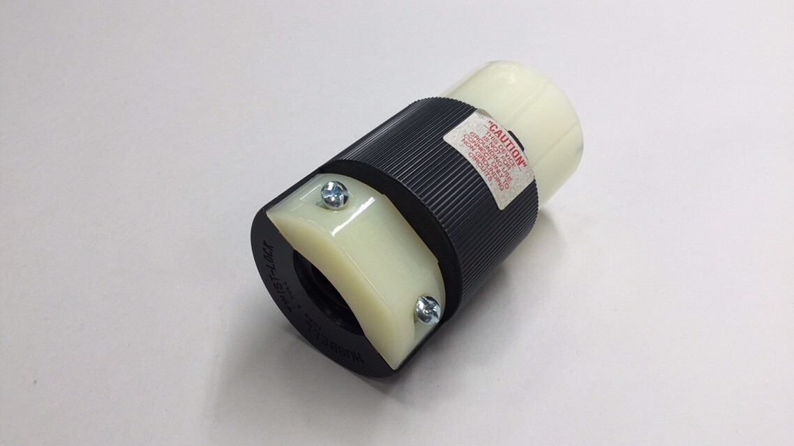 Hubbell 2443 20a 120/208v 30y Twist Lock Connector Hbl2443 for sale ...