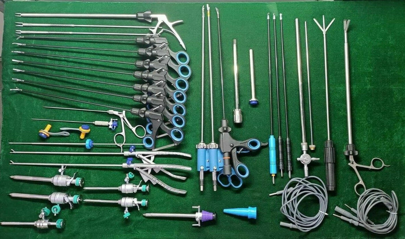 36pc Laparoscopic Complete Surgery set 5mmx330mm Reusable Surgical ...