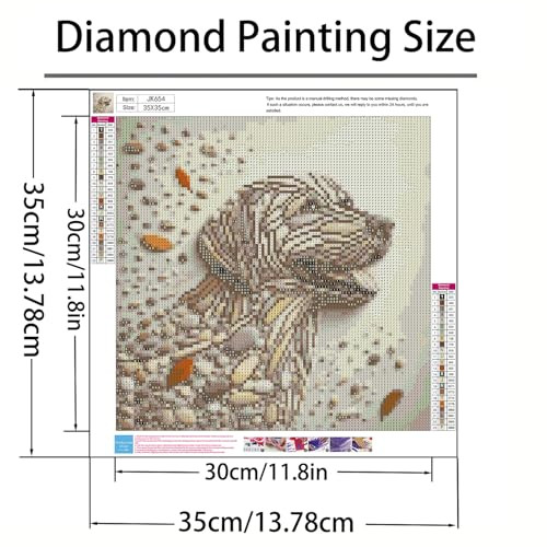 5D Diamond Painting Kit for Adults Beginners,DIY Dog Leafage Rock Paint by | eBay