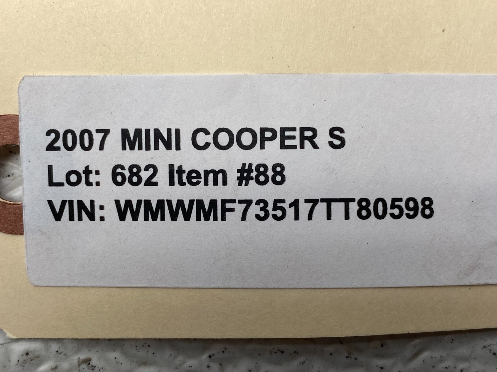 2007-2009 MINI COOPER S R56 WHEELS RIMS WITH TIRES SET 7X17 OEM LOT682 ...
