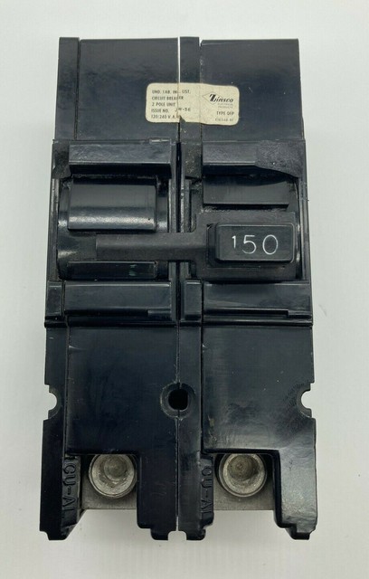 Zinsco QFP2150 Type Qfp24 2 Pole 150 Amp 240 VAC Circuit Breaker for ...