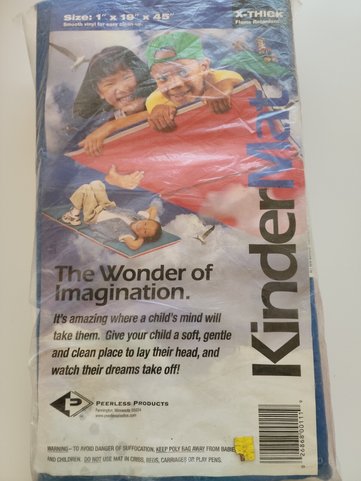 KinderMat 500111 45 inch x 19 inch Basic Rest Mat - Red/Blue ...