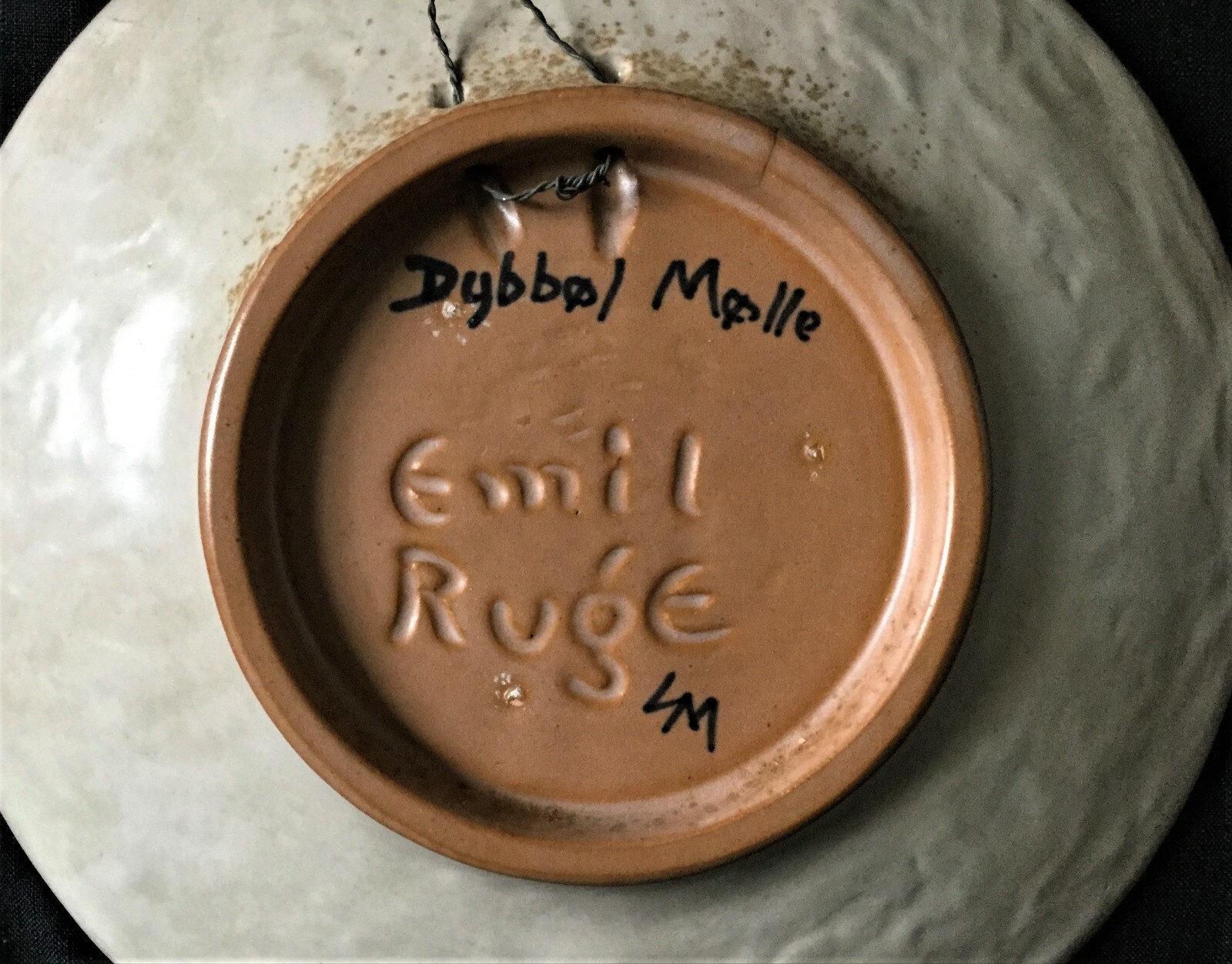 RARE Emil Ruge Dybbol Molle Plate Hand Painted by Lillian Milleck 1960s ...