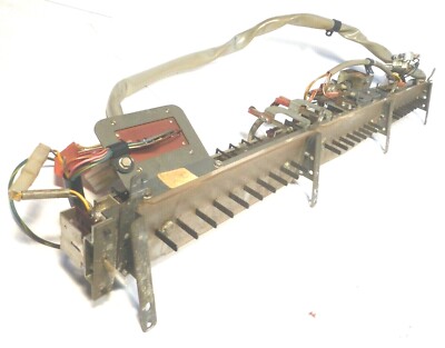 ROCK-OLA 446 JUKEBOX part: Untested BUTTON RACK ASSEMBLY w/ ALL CABLES ...