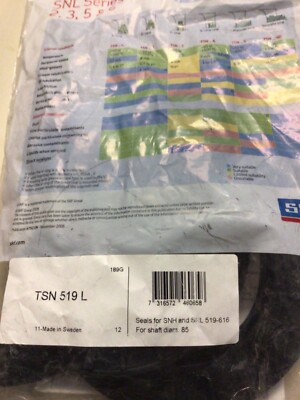 SKF TSN 519 L STANDARD ACCESSORIES FACTORY NEW | eBay