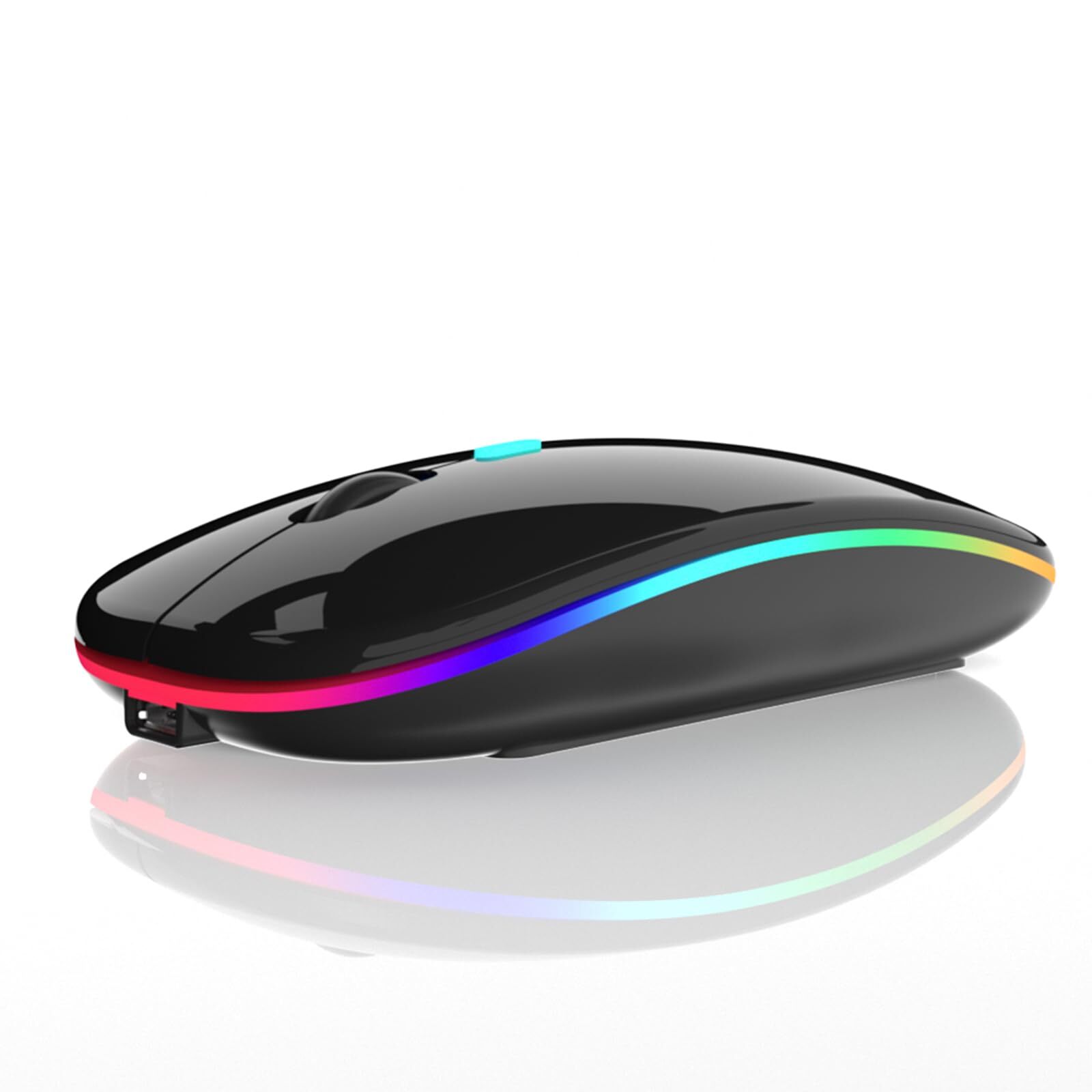 MMK Wireless Bluetooth Mouse Bluetooth 5.1 LED Wireless Mouse for ...