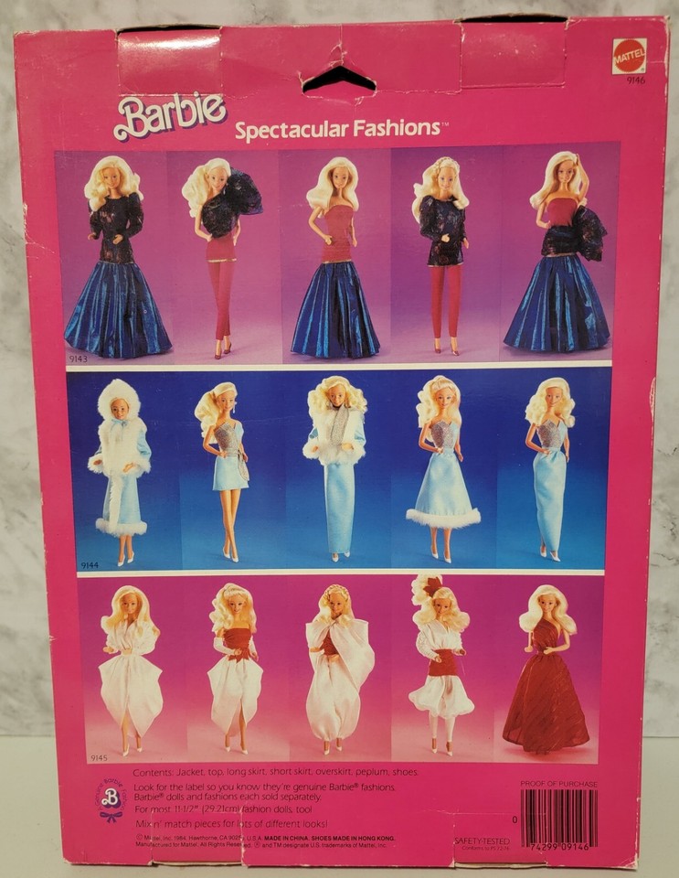 Barbie Spectacular Fashion Mix 'n' Match 6 Pieces 1984 Vintage NRFB | eBay