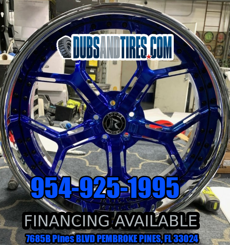 22 Inch Rucci Vegas Rims 22x10 Wheels BP:5x120.7 Customizable Rims ...