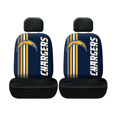 Football Los Angeles Chargers Low Back Front Seat Covers Universal Fit ...