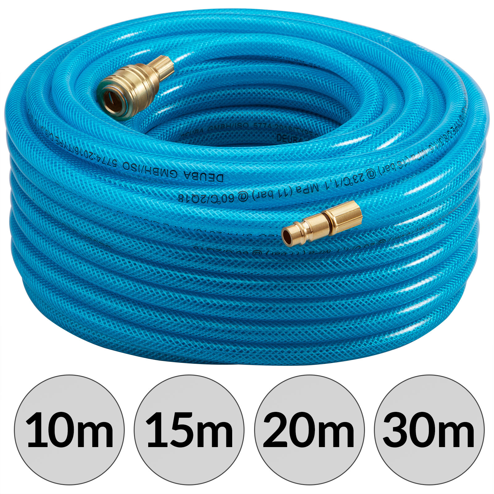 Luftschlauch Pressluftschlauch Druckschlauch 10 15 20 30m ...
