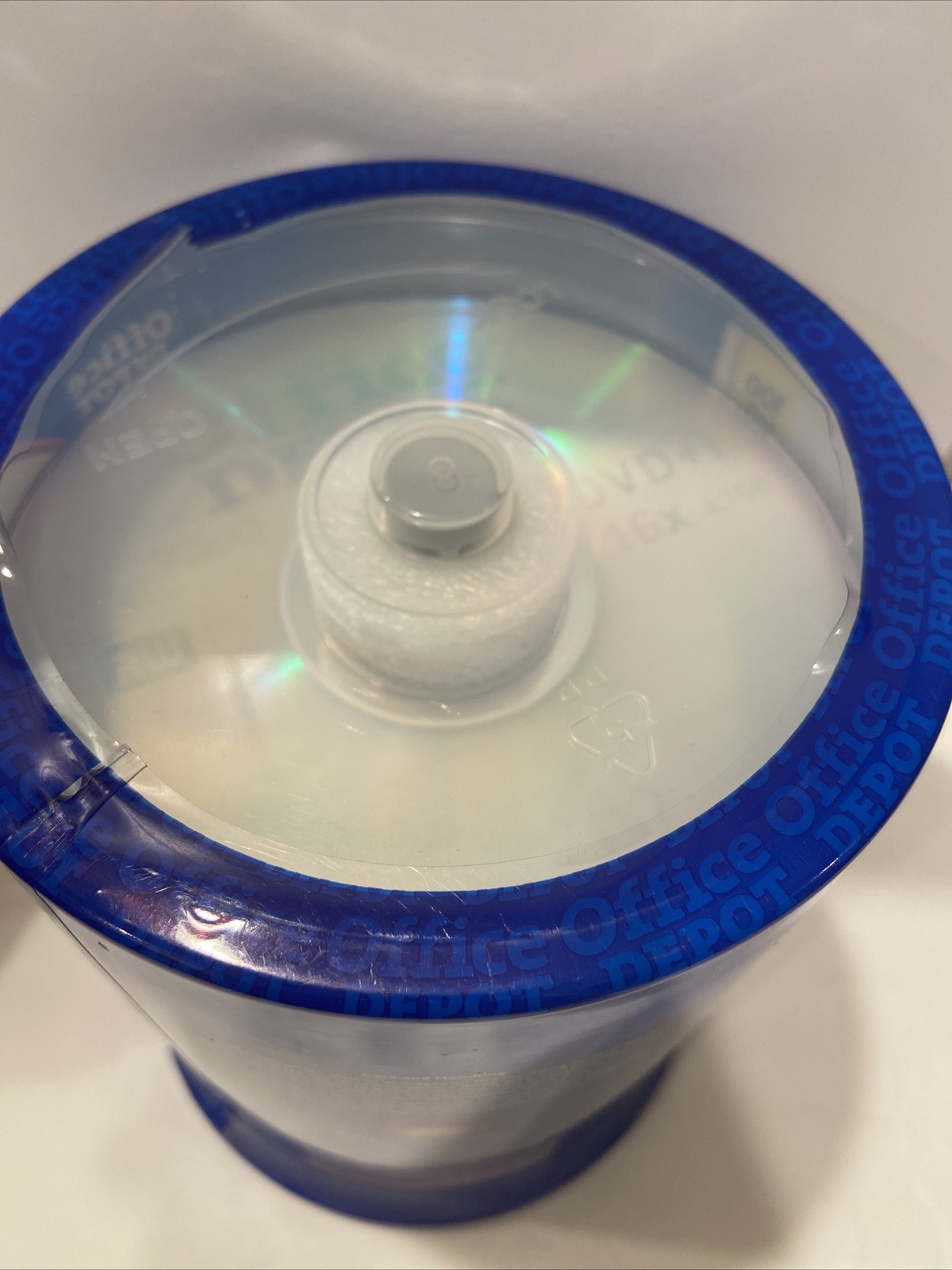 Office Depot DVD + R 16x 4.7 GB 120 Minute 100 Disk Spindle Pack Sealed ...
