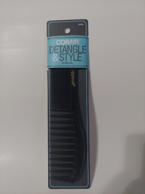 CONAIR Detangle & Style Comb NEW For Thick Hair Wide Tooth | eBay