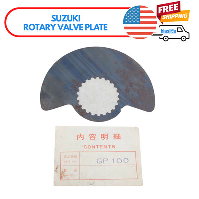 Suzuki GP100 may fit GP125 TRS100 TR-S Rotary Valve Plate NOS ...