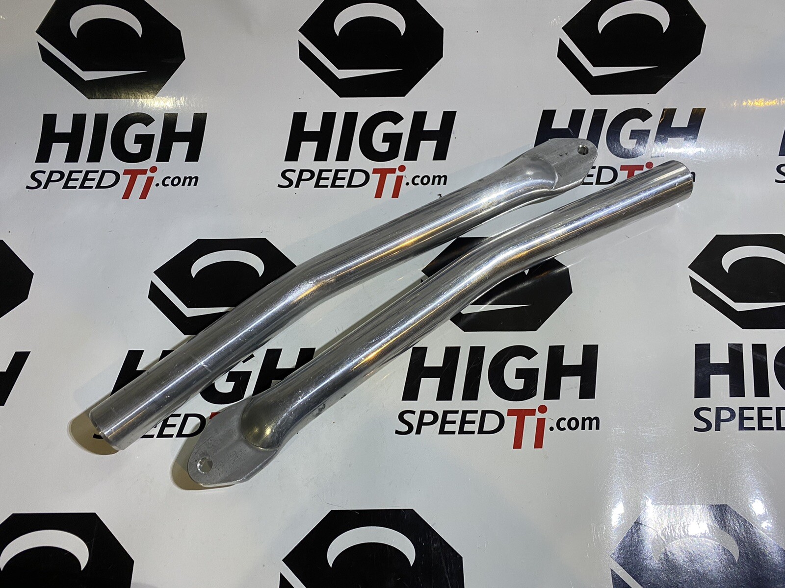 Sprint Car Nose Wing Post Polished Aluminum 2” Offset 1”OD Lightweight ...