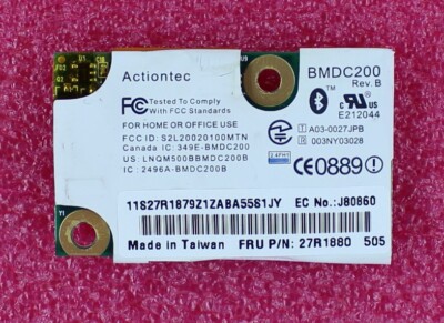 27R1880 - IBM ThinkPad T42 Bluetooth / Modem Card | eBay