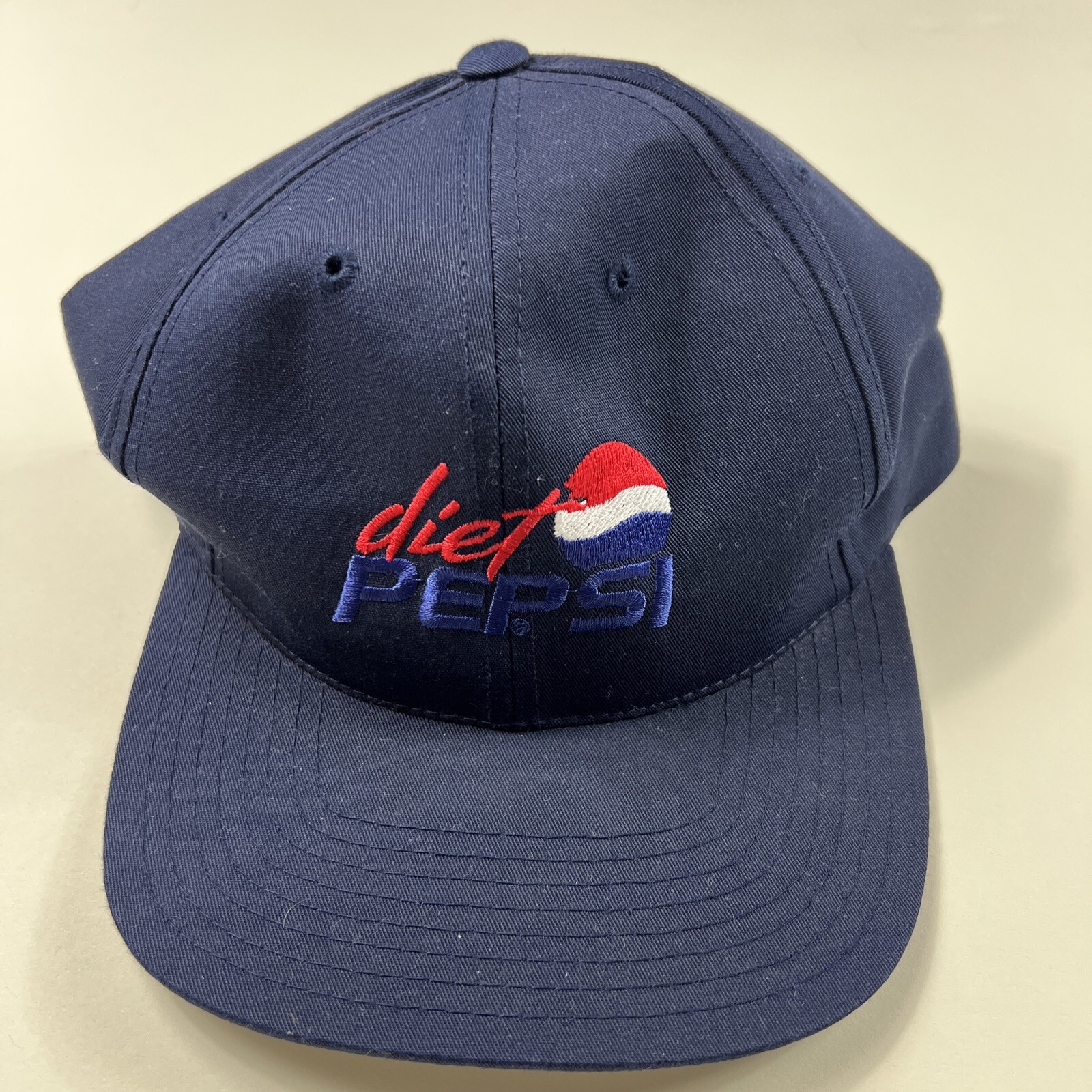 vintage Diet Pepsi hat cap strapback adult one size blue usa made ...