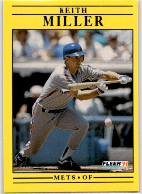 1991 Fleer - #155 Keith Miller | eBay