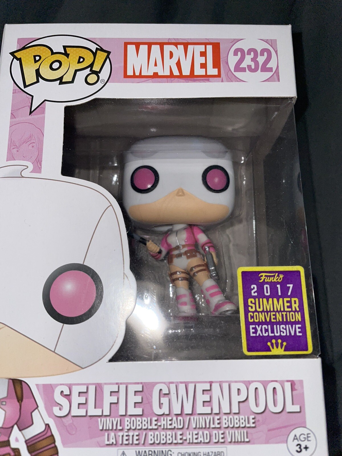 Funko Pop Selfie Gwenpool Marvel SDCC 2017 Exclusive NEW NIB Pink #232 ...