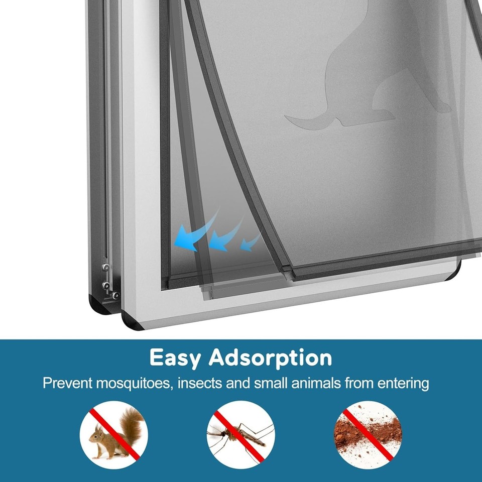 Extra Large Replacement Flap for Dog Door - 23.6" H x 13.8" W - Easy ...