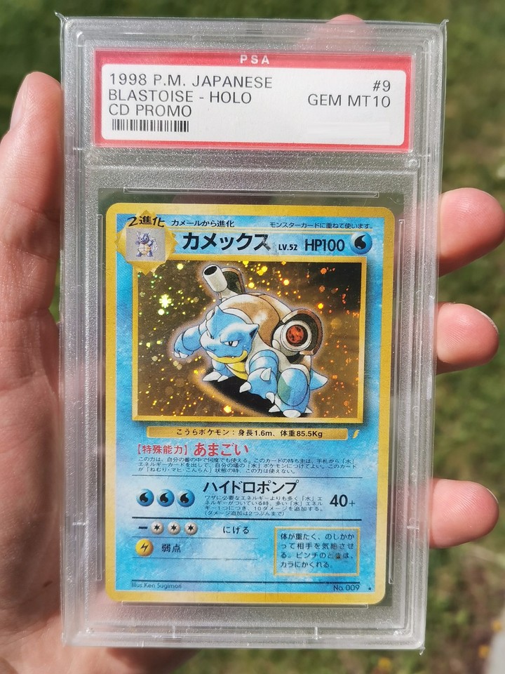 [PSA 10] Jap. CHARIZARD BLASTOISE VENUSAUR 3/3 Starter Set Holo CD ...