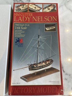 Victory Models HMS Cutter Lady Nelson 1:64 Scale Wooden Model Ship Kit ...