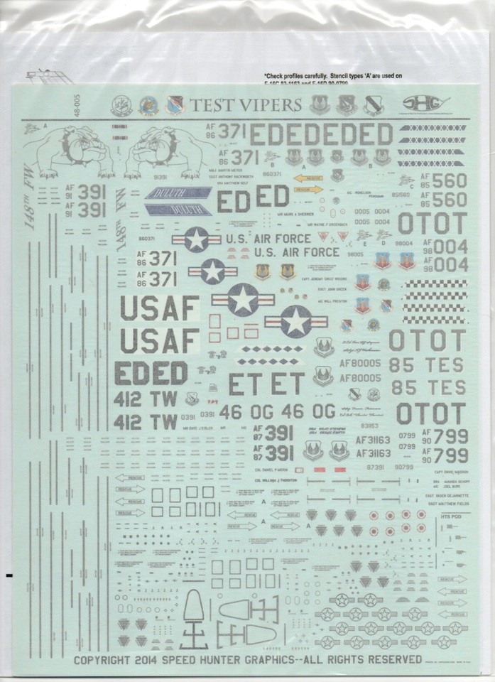 Decal modellismo Test Vipers Speed Hunter Graphics 1:48 | eBay