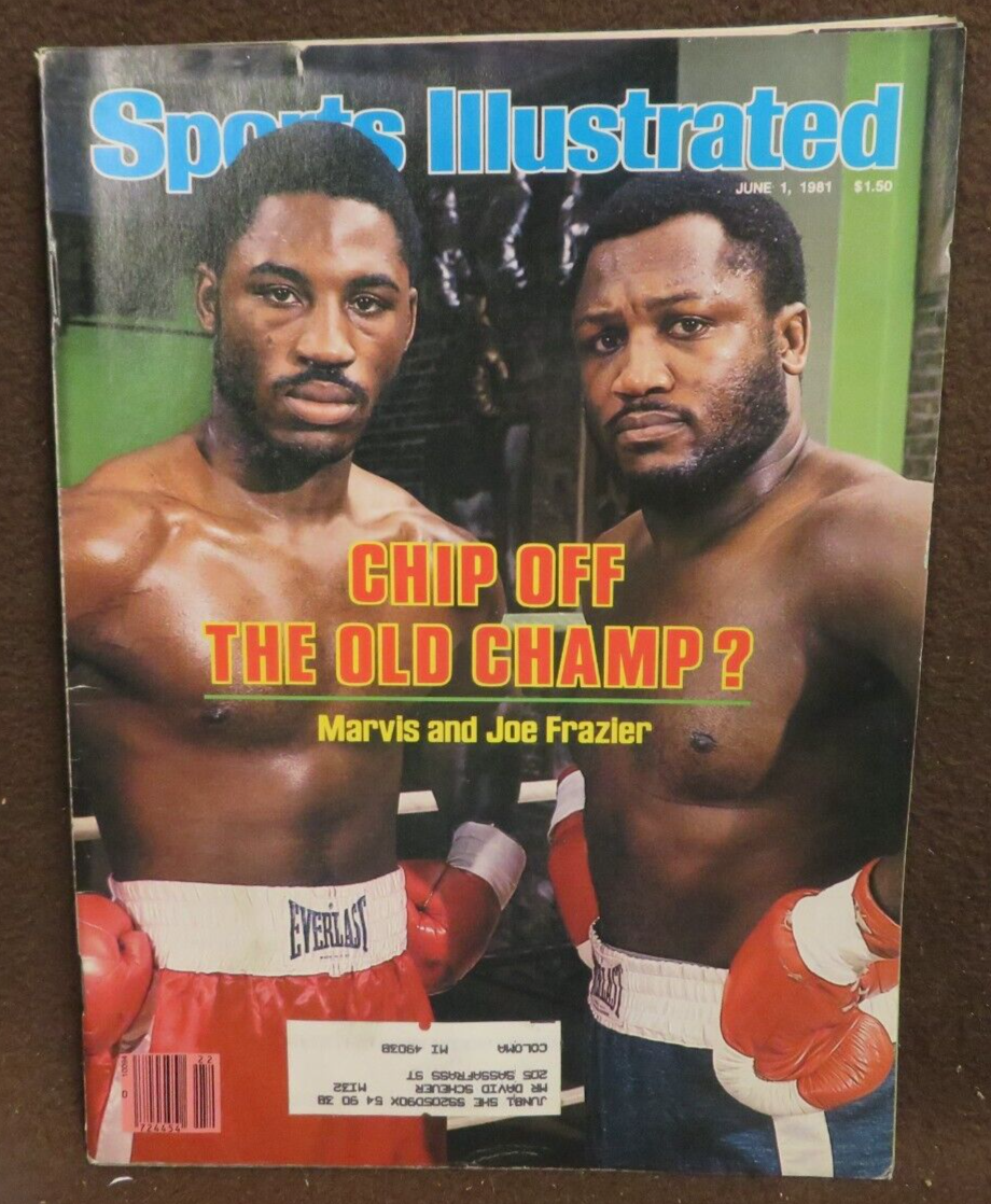 #1736 SPORTS ILLUSTRATED JUNE 1 1981 CHIP OFF THE OLD CHAMP MARVIS JOE ...