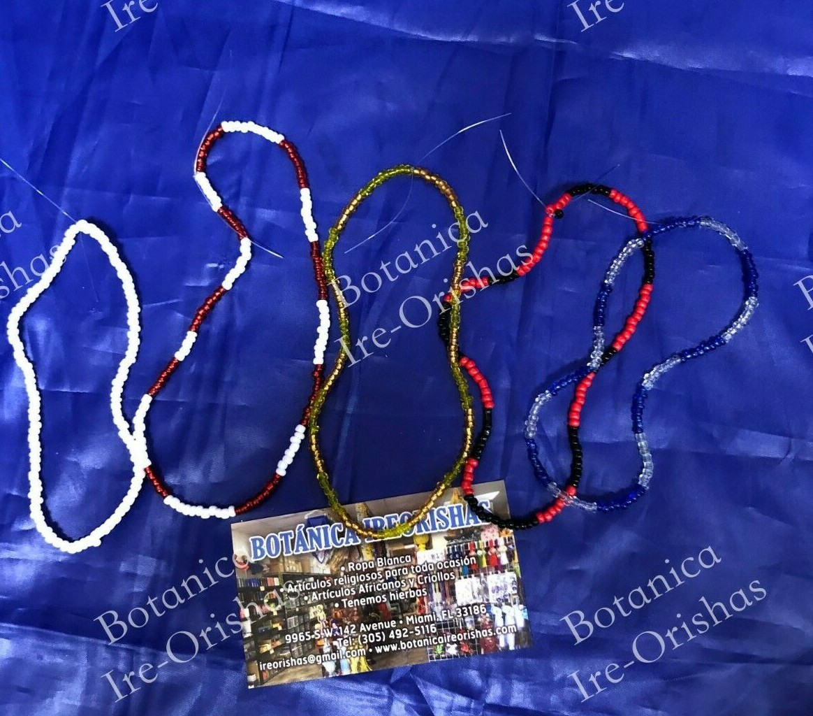 Ibellis Ibeyi COLLAR chiquito collares OBBATALA YEMAYA SHANGO OSHUN ...