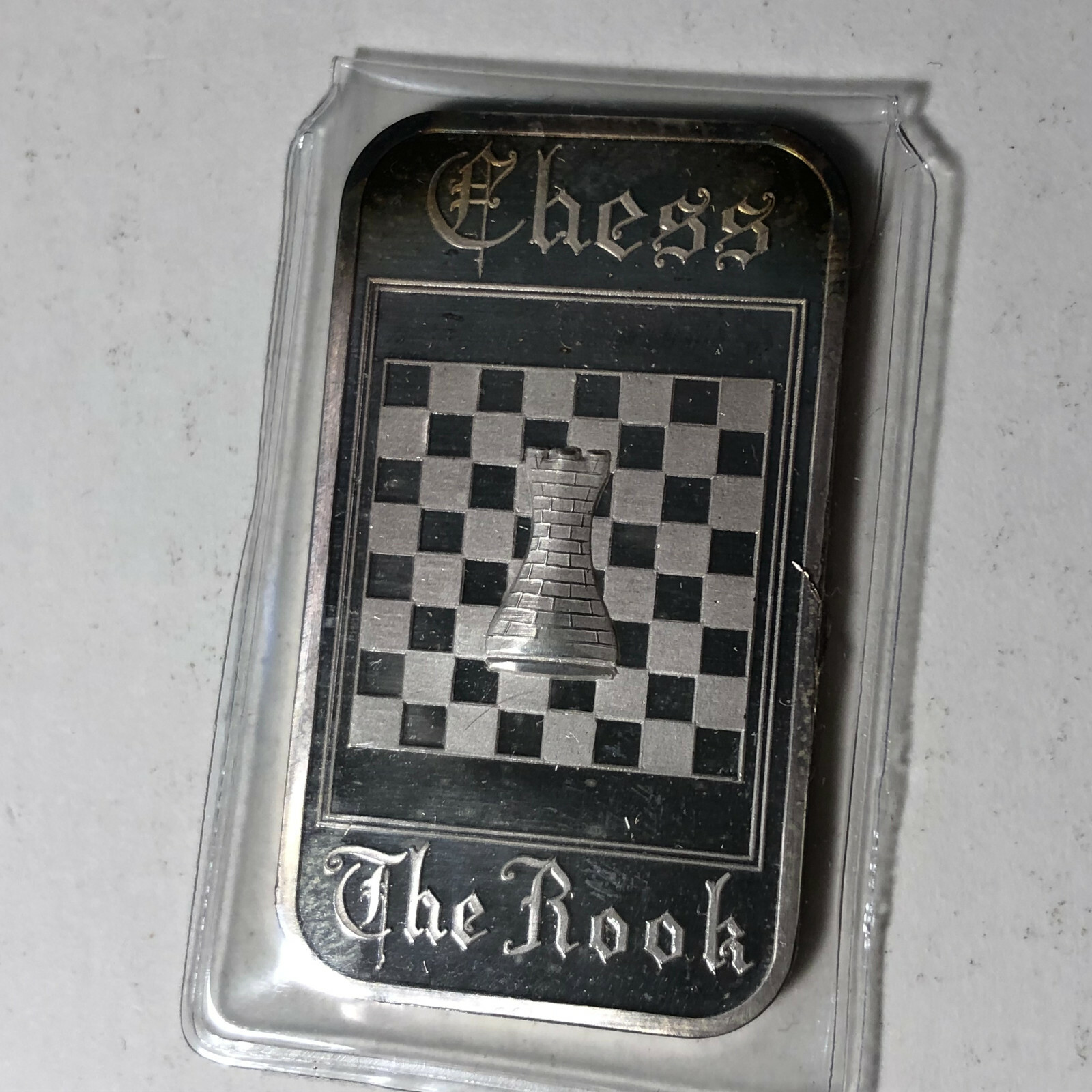Chess The Rook, Madison Mint 1 Ounce .999 Silver Art Bar #SB73 | eBay
