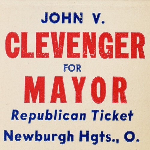 1950s John Clevenger Mayor Newburgh Heights Ohio Neal Campbell James ...