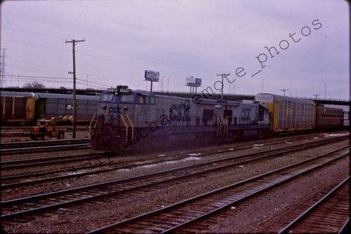 Original Slide Seaboard CSX Railroad 3008 GE ES44AC-H | eBay