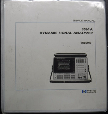 3561A - Dynamic Signal Analyzer Volume 1 ( Hewlett Packard ) | eBay