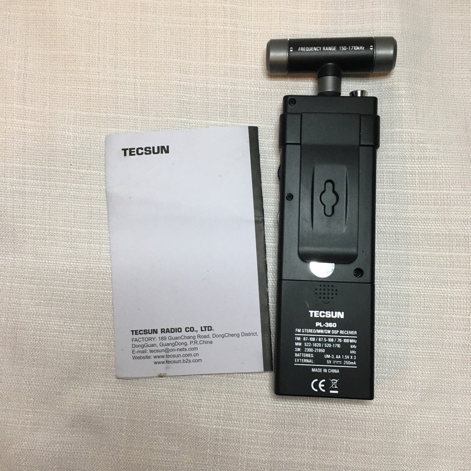 Tecsun PL-360 Digital PLL Portable AM/FM Shortwave Radio with DSP ...