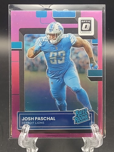 2022 Panini Donruss Optic Josh Paschal Rated Rookie Pink #267 Detroit ...