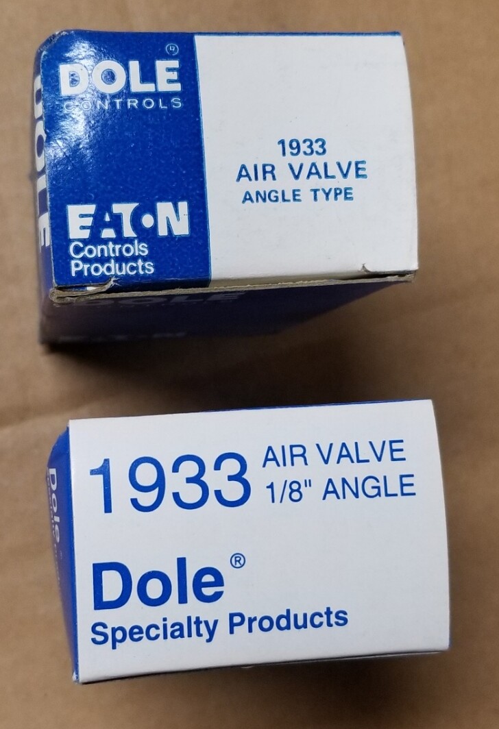 NOS Dole Air Valve Model 1933 Straight Steam Vent for sale online | eBay