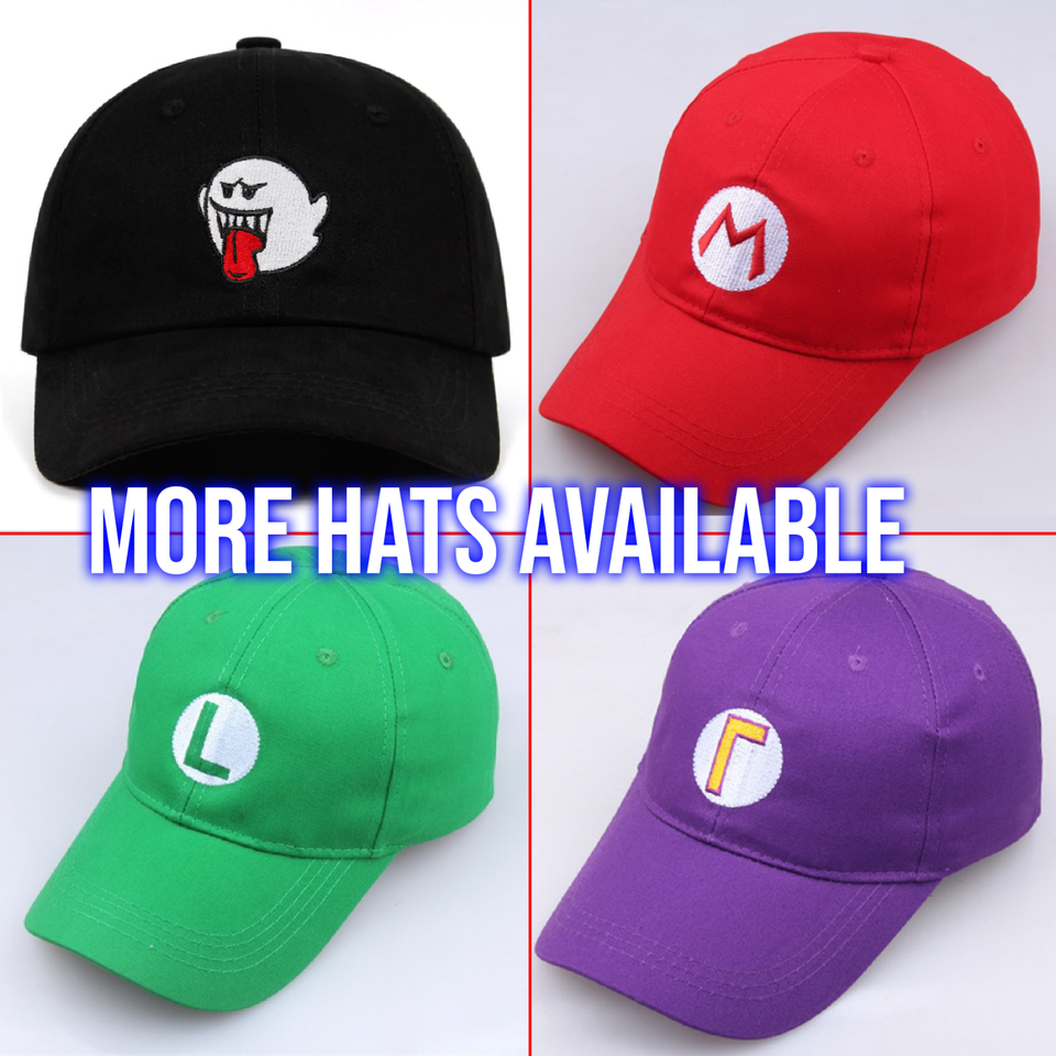 Super Mario Bros. Boo hat with adjustable strap / baseball cap | eBay