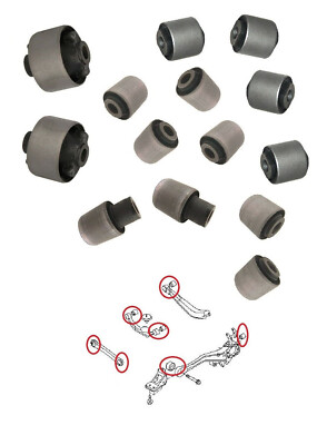 Rear Control Trailing Arm Bushes Bushings for Subaru Legacy Outback ...