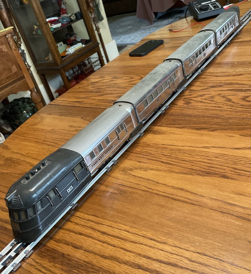 Lionel FLYING YANKEE Metal Train Set 616-617-617-618 O Gauge Tested | eBay