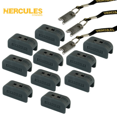 10pc Hercules Safety Lock w/3 Keys for Auto Grip Guitar Hanger/Stands ...
