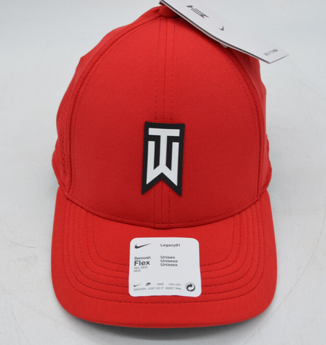 Nike Dri-Fit TW Tiger Woods Legacy91 Golf Hat cap Red Unisex M L DH1344 ...