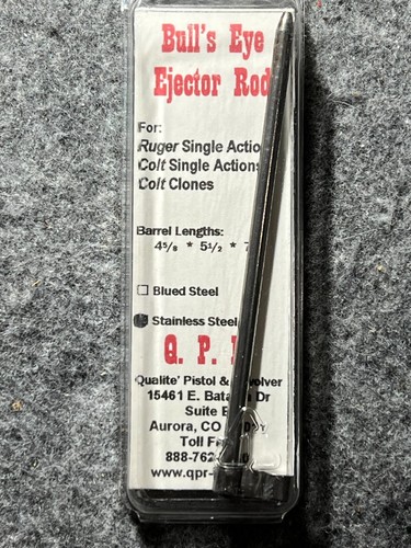 Qualite' Pistol and Revolver Ejector Rod Ruger Colt Single | eBay