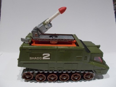 DINKY TOYS~ SHADO 2 TRACKED ROCKET LAUNCHER + 3 ROCKETS~ORIGINAL~GERRY ...